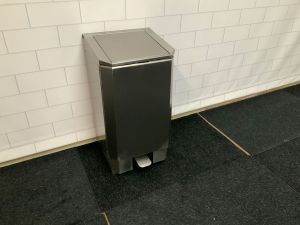 Josto Horeca prullenbak 60 liter roestvrijstaal met zakhouderring ...